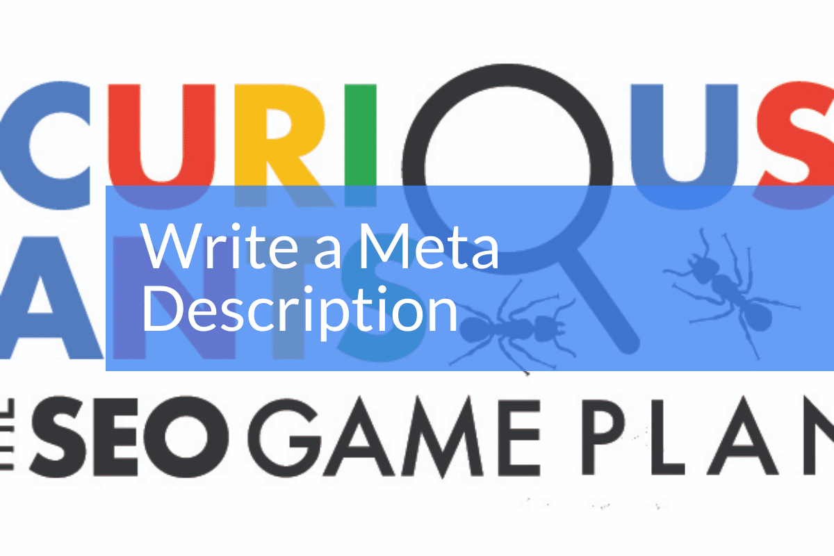 How To Write Meta Descriptions For SEO Curious Ants